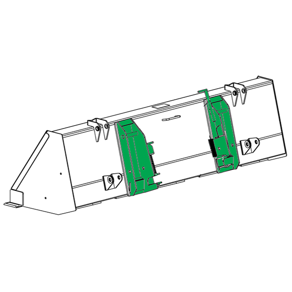 Short Line Parts Complete Quick Change Attachment Kit Includes Brackets ...